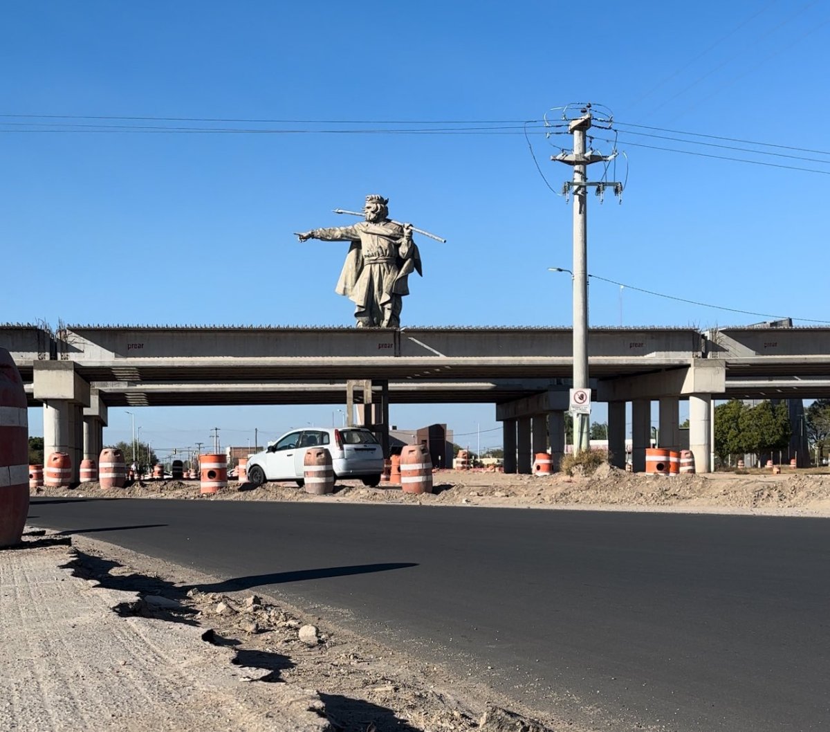 Reactivan la obra de la Rotonda del Chacho tras ocho meses de ...